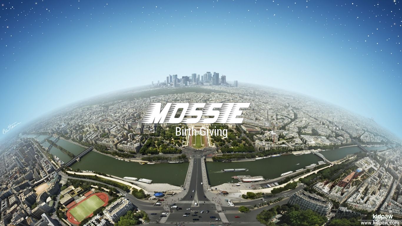 Mossie 3D Name Wallpaper for Mobile, Write Name on Photo Online