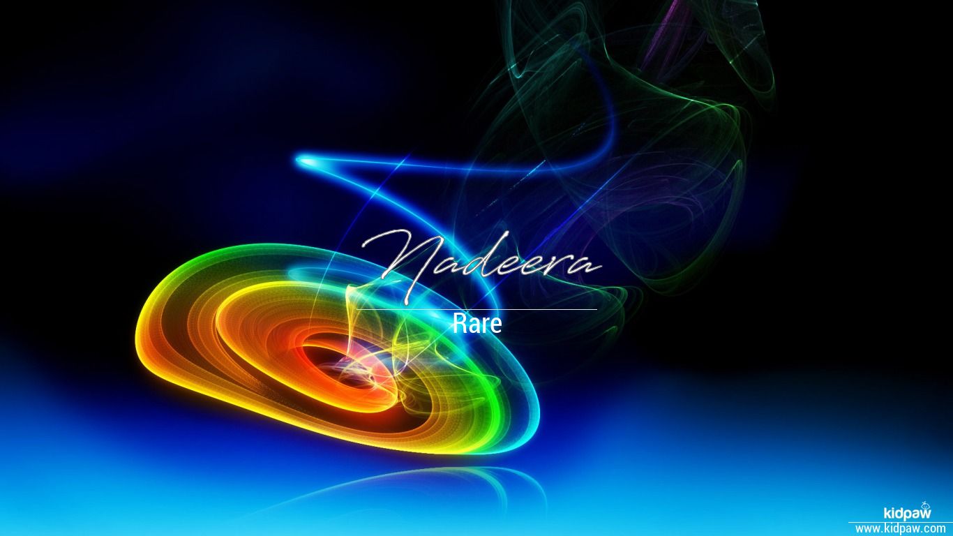 Nadeera 3D Name Wallpaper for Mobile, Write Name on Photo Online