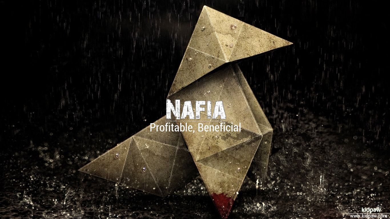 Nafia 3D Name Wallpaper for Mobile, Write نافیہ Name on Photo Online