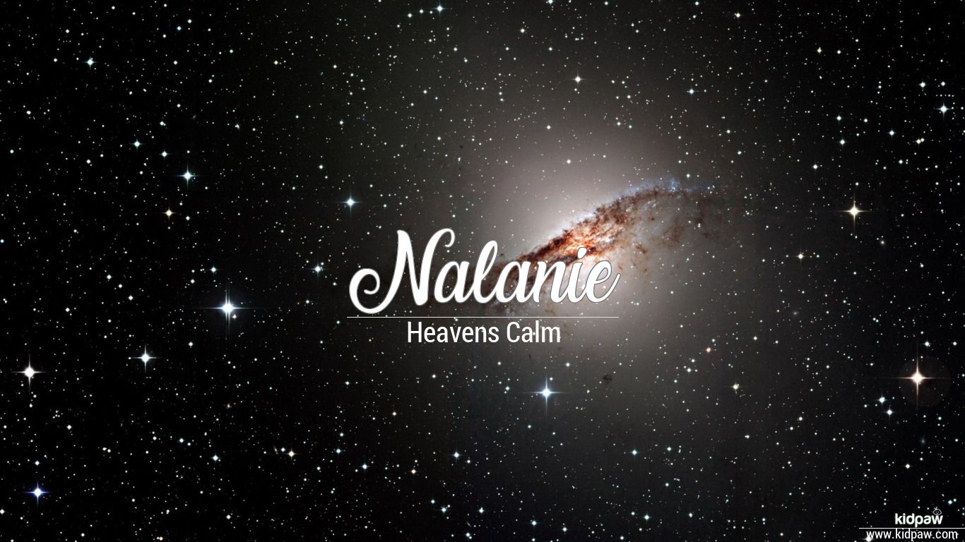 Nalanie 3D Name Wallpaper for Mobile, Write Name on Photo Online