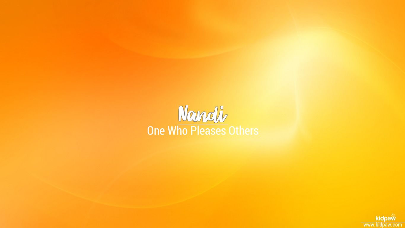 Nandi 3D Name Wallpaper for Mobile, Write नंदी Name on Photo Online