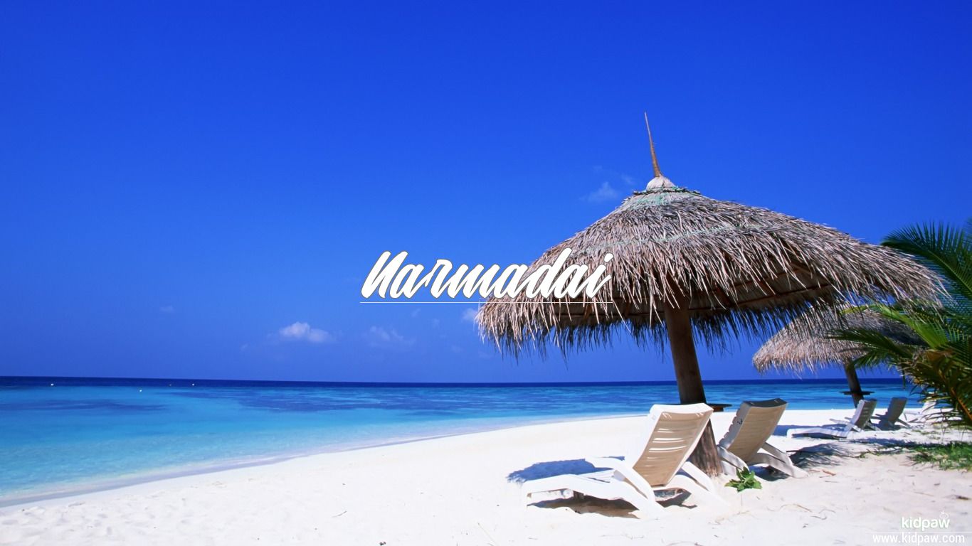 Narmadai 3D Name Wallpaper for Mobile, Write नर्मदे Name on Photo Online