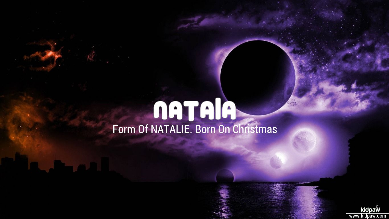 Natala 3D Name Wallpaper for Mobile, Write Name on Photo Online