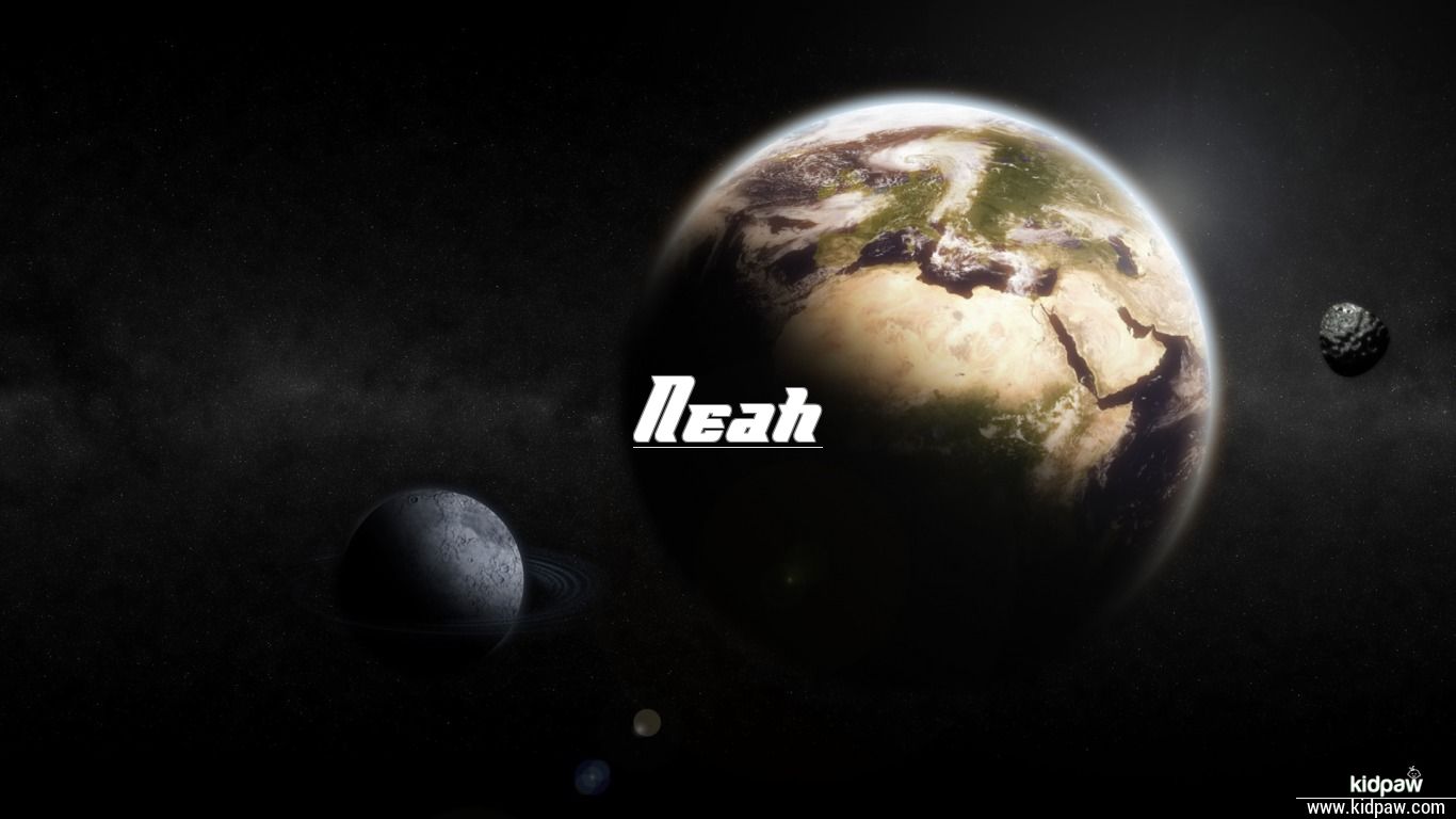 Neah 3D Name Wallpaper for Mobile, Write Name on Photo Online