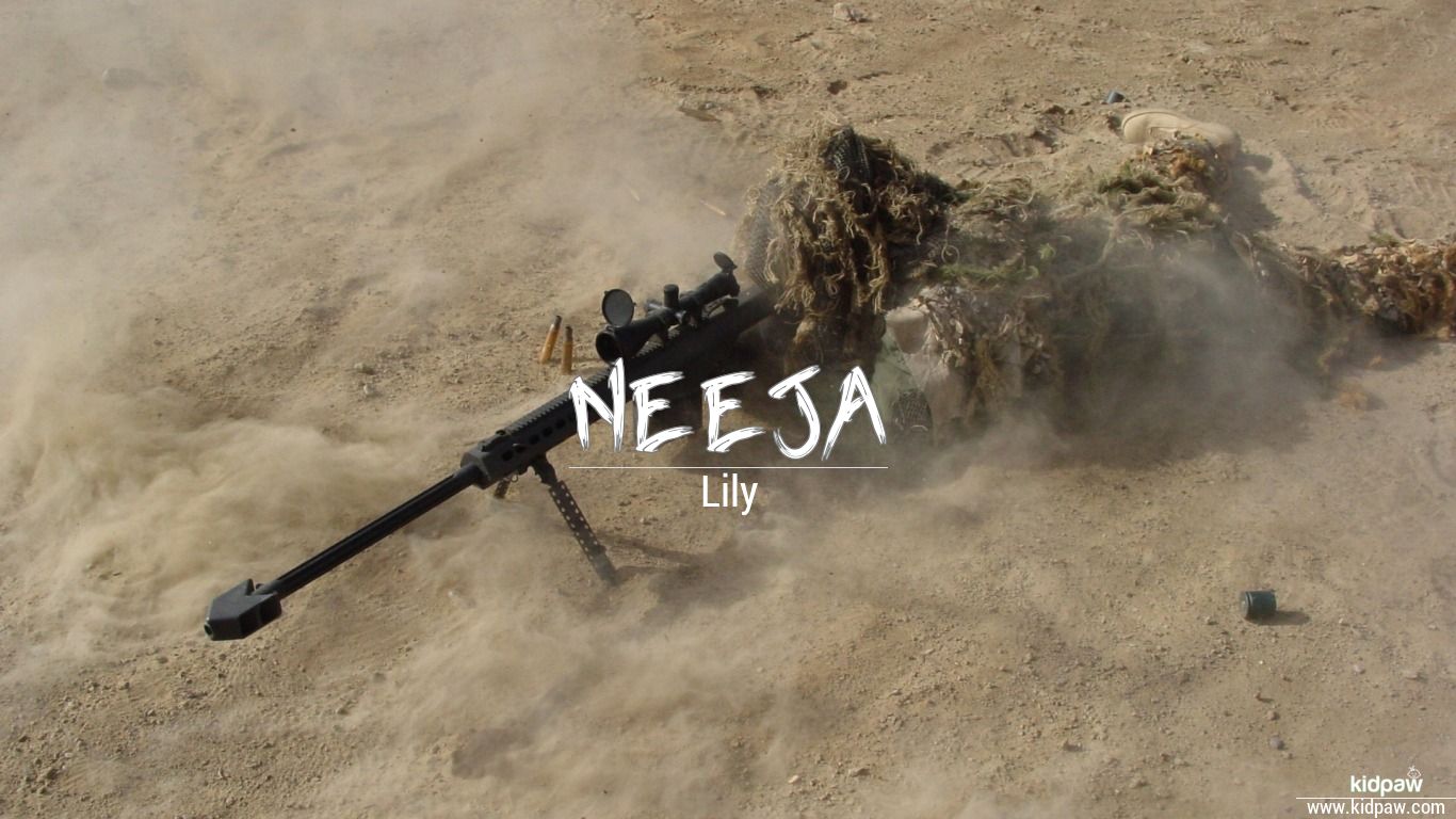 Neeja 3D Name Wallpaper for Mobile, Write नीजा Name on Photo Online