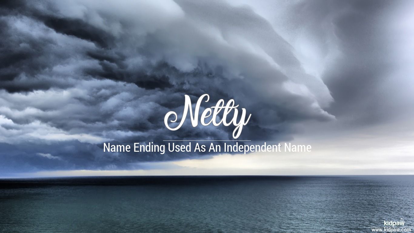 Netty 3D Name Wallpaper for Mobile, Write Name on Photo Online