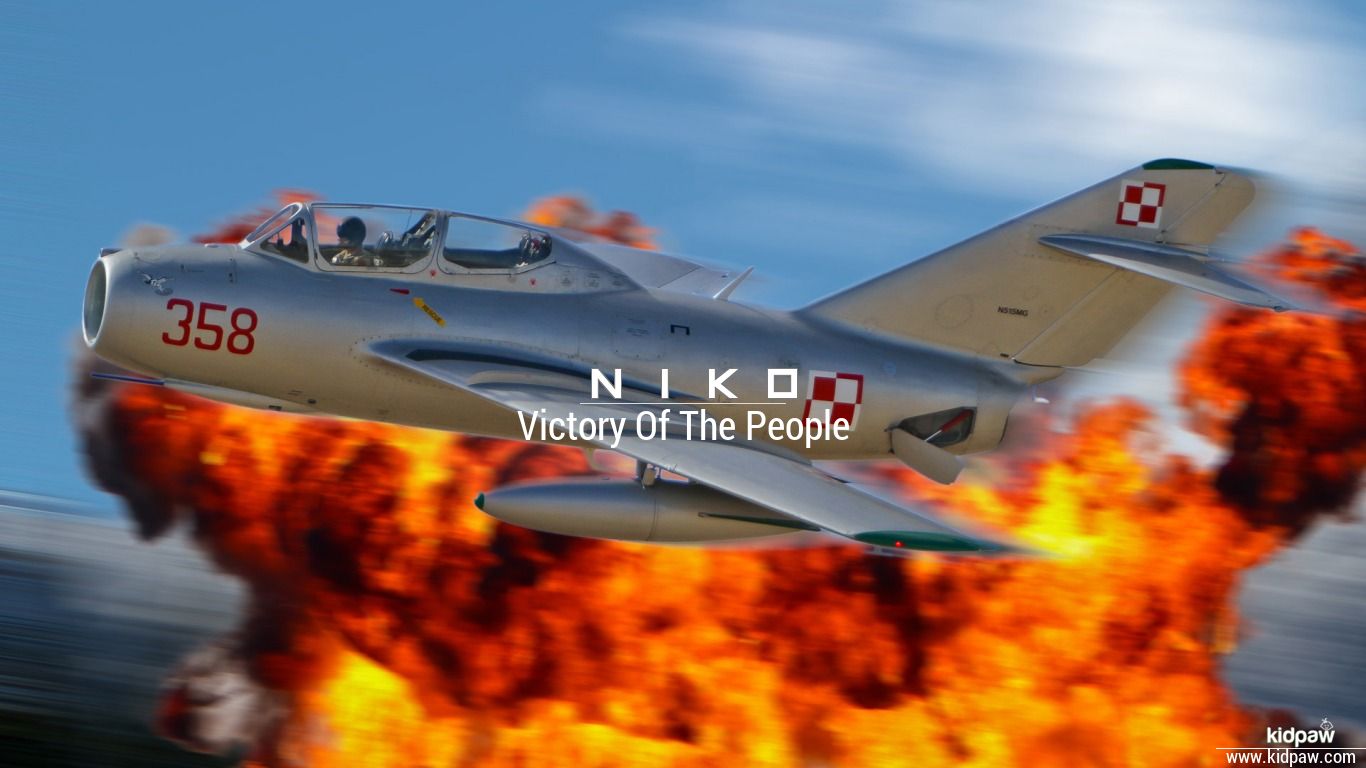 Niko 3D Name Wallpaper for Mobile, Write Name on Photo Online