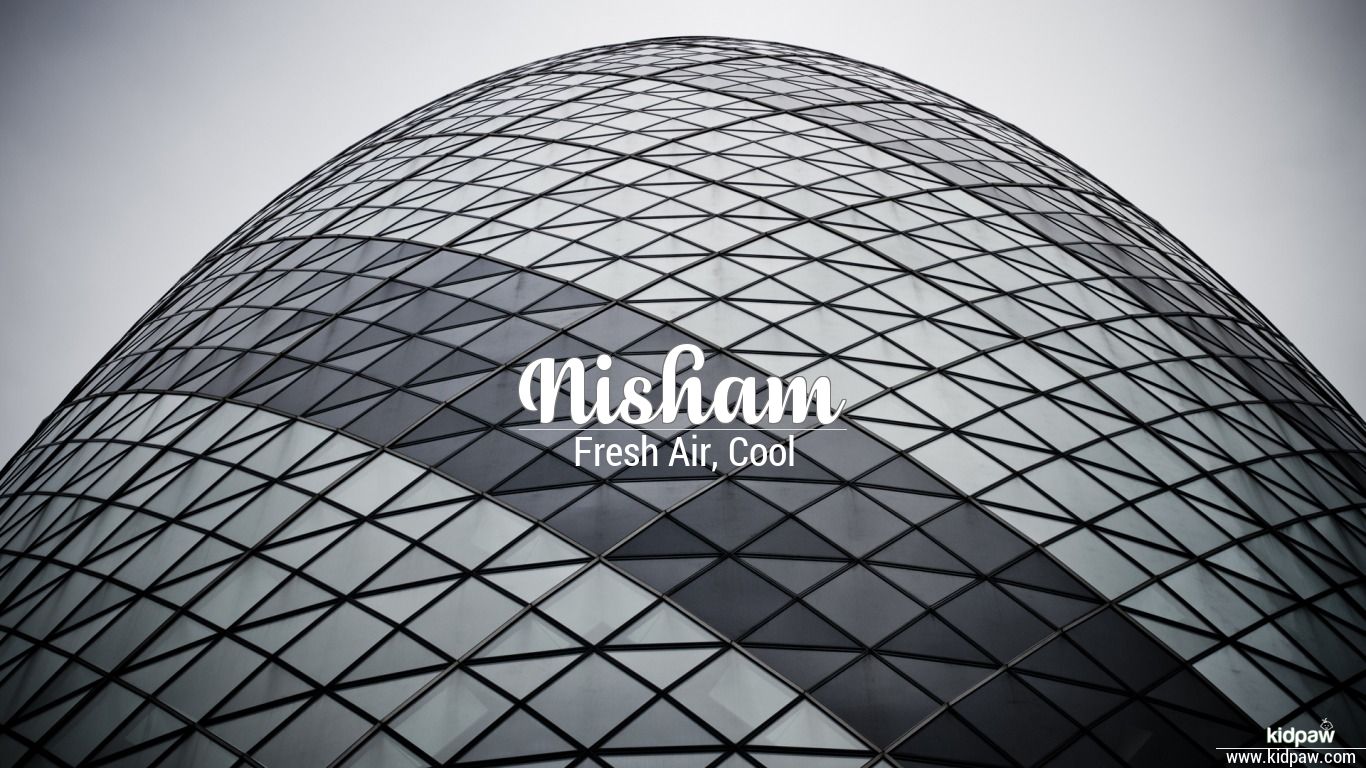 Nisham 3D Name Wallpaper for Mobile, Write नीषम Name on Photo Online
