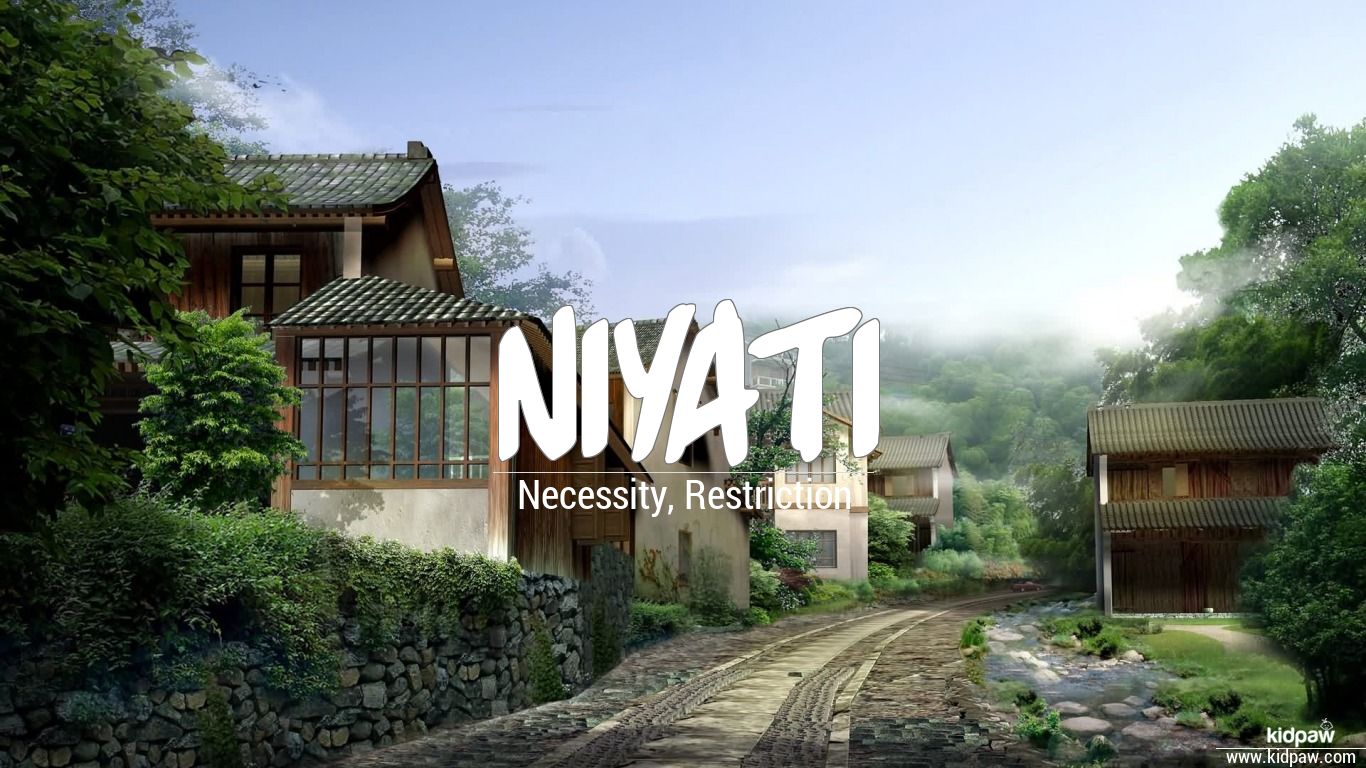 Niyati 3D Name Wallpaper for Mobile, Write नियती Name on Photo Online