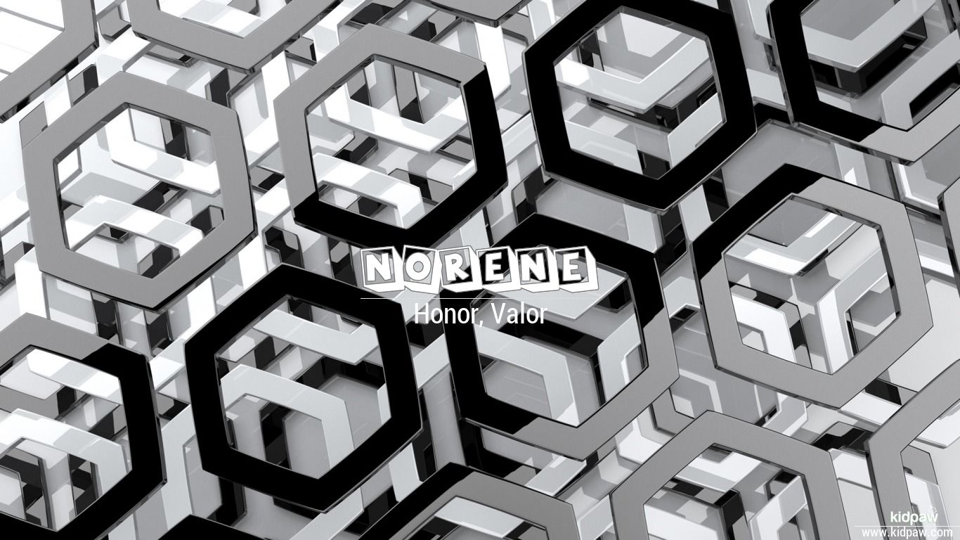 Norene 3D Name Wallpaper for Mobile, Write Name on Photo Online