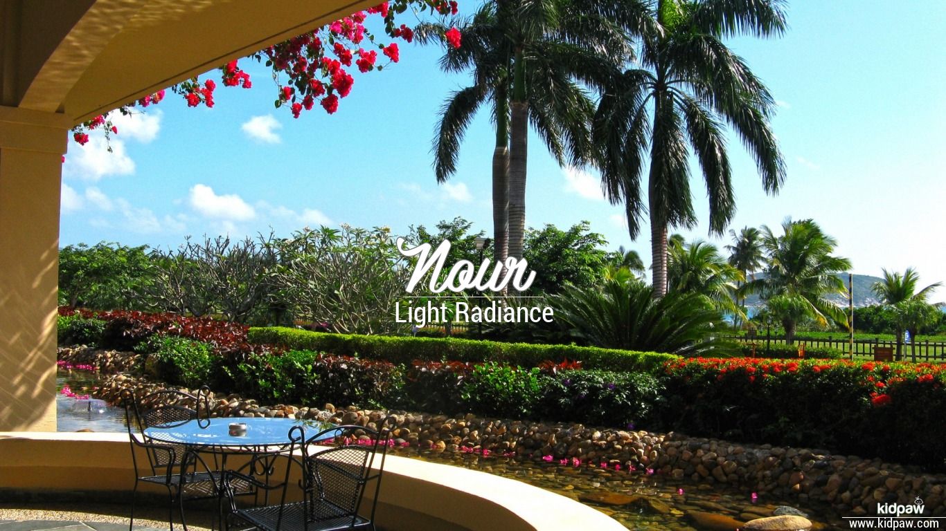 Nour 3D Name Wallpaper for Mobile, Write نور Name on Photo Online