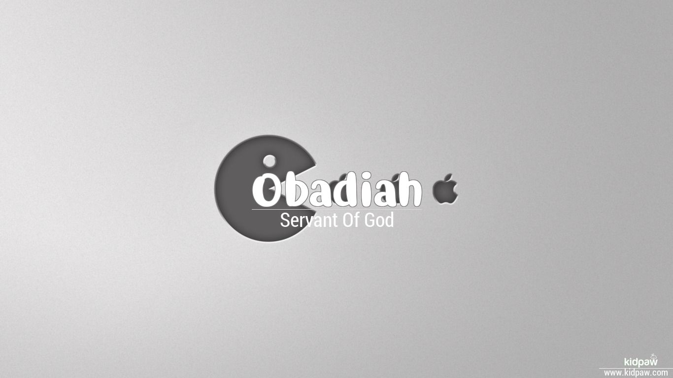 Obadiah 3D Name Wallpaper for Mobile, Write Name on Photo Online