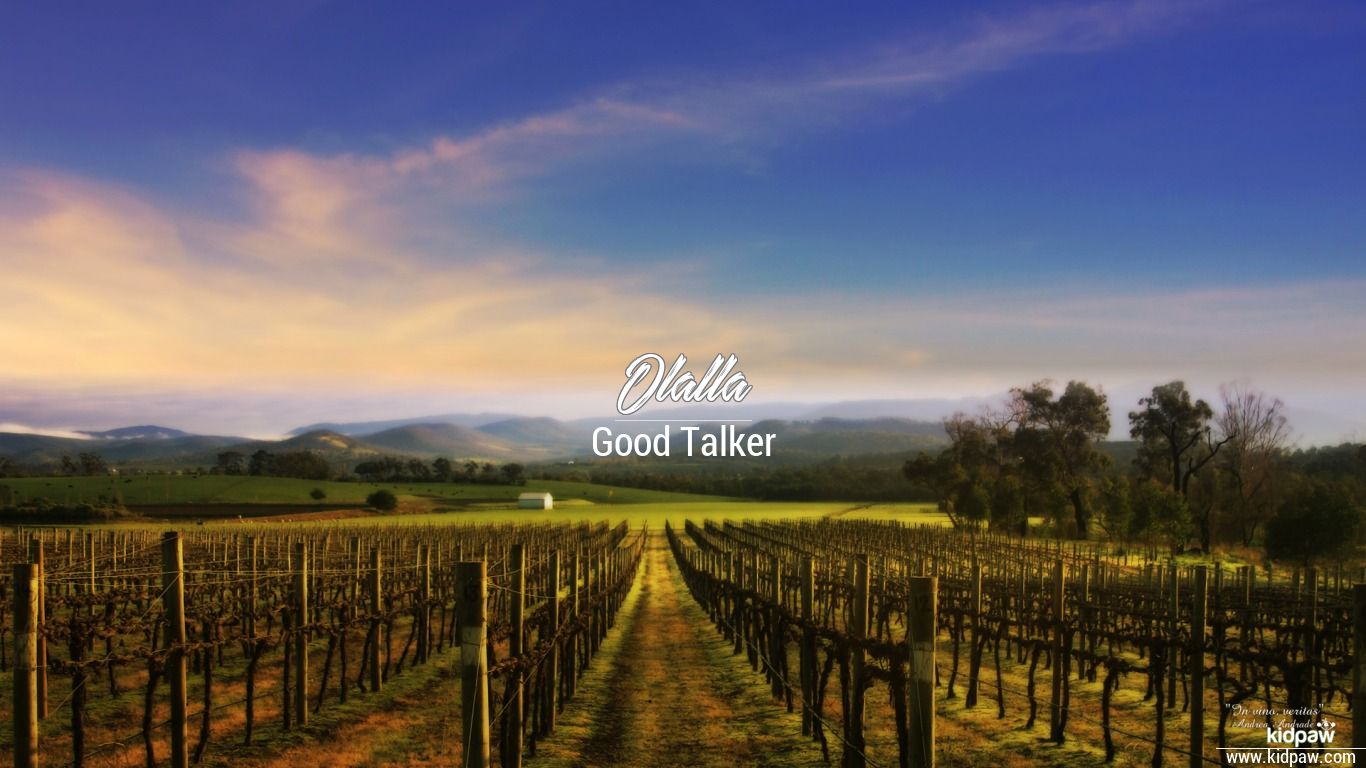 Olalla 3D Name Wallpaper for Mobile, Write Name on Photo Online