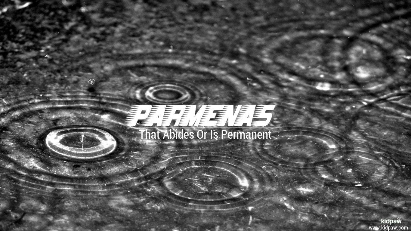 Parmenas 3D Name Wallpaper for Mobile, Write Name on Photo Online