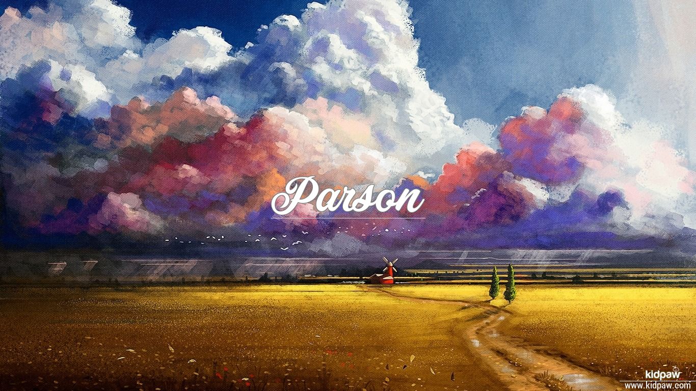 Parson 3D Name Wallpaper for Mobile, Write Name on Photo Online