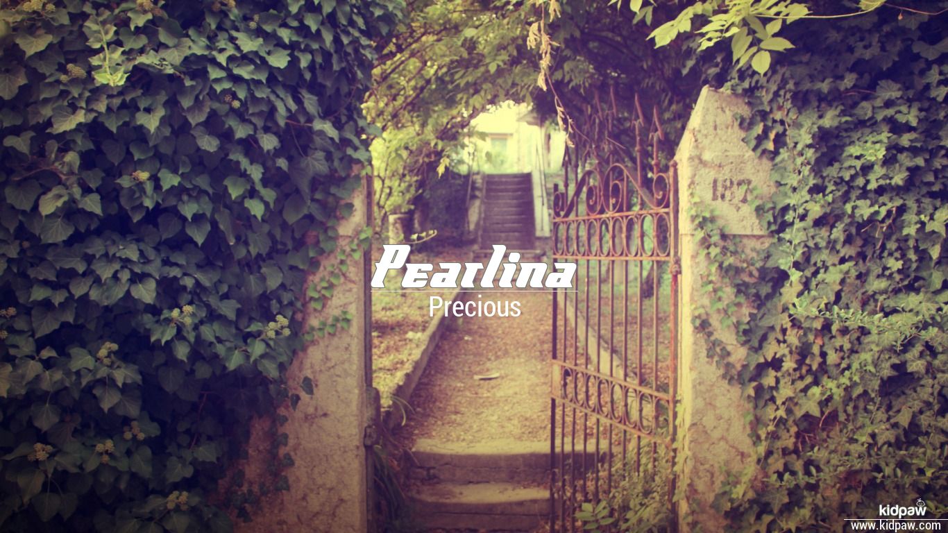 Pearlina 3D Name Wallpaper for Mobile, Write Name on Photo Online
