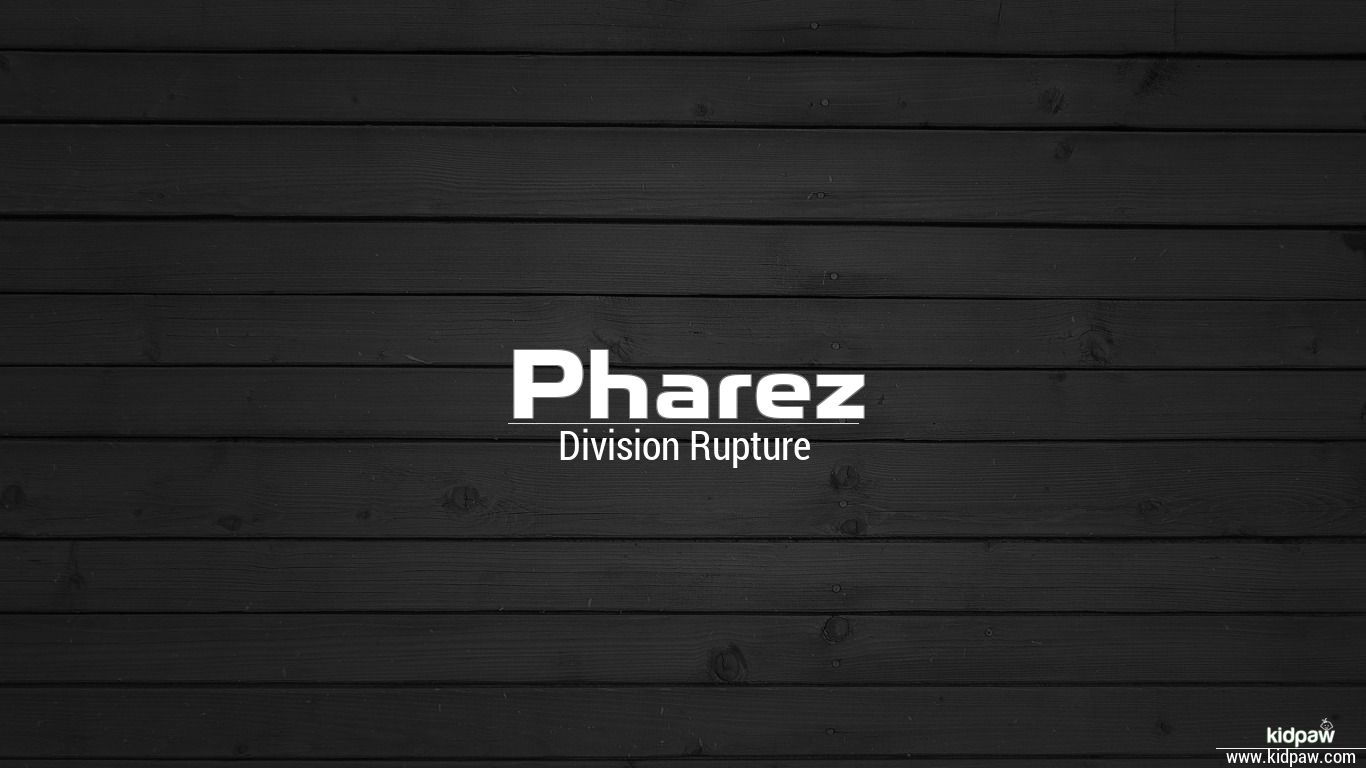 Pharez 3D Name Wallpaper for Mobile, Write Name on Photo Online
