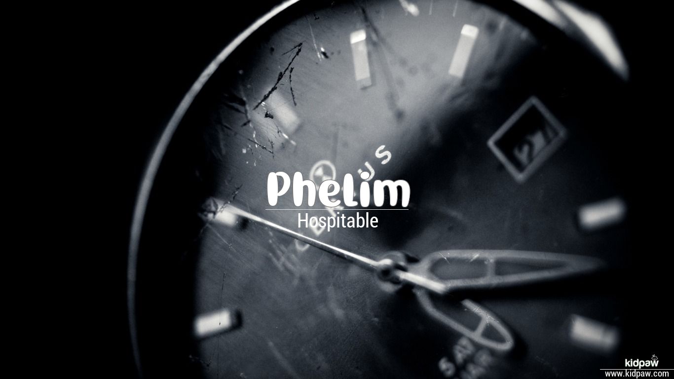 Phelim 3D Name Wallpaper for Mobile, Write Name on Photo Online