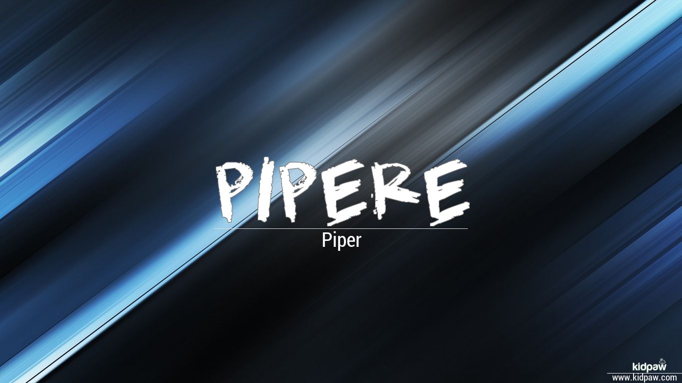 Pipere 3D Name Wallpaper for Mobile, Write Name on Photo Online