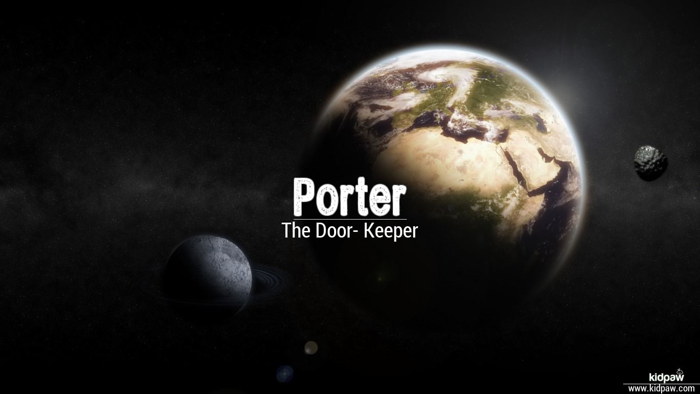 Porter 3D Name Wallpaper for Mobile, Write Name on Photo Online