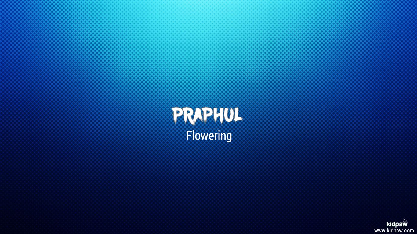 Praphul 3D Name Wallpaper for Mobile, Write प्रफुल Name on Photo Online