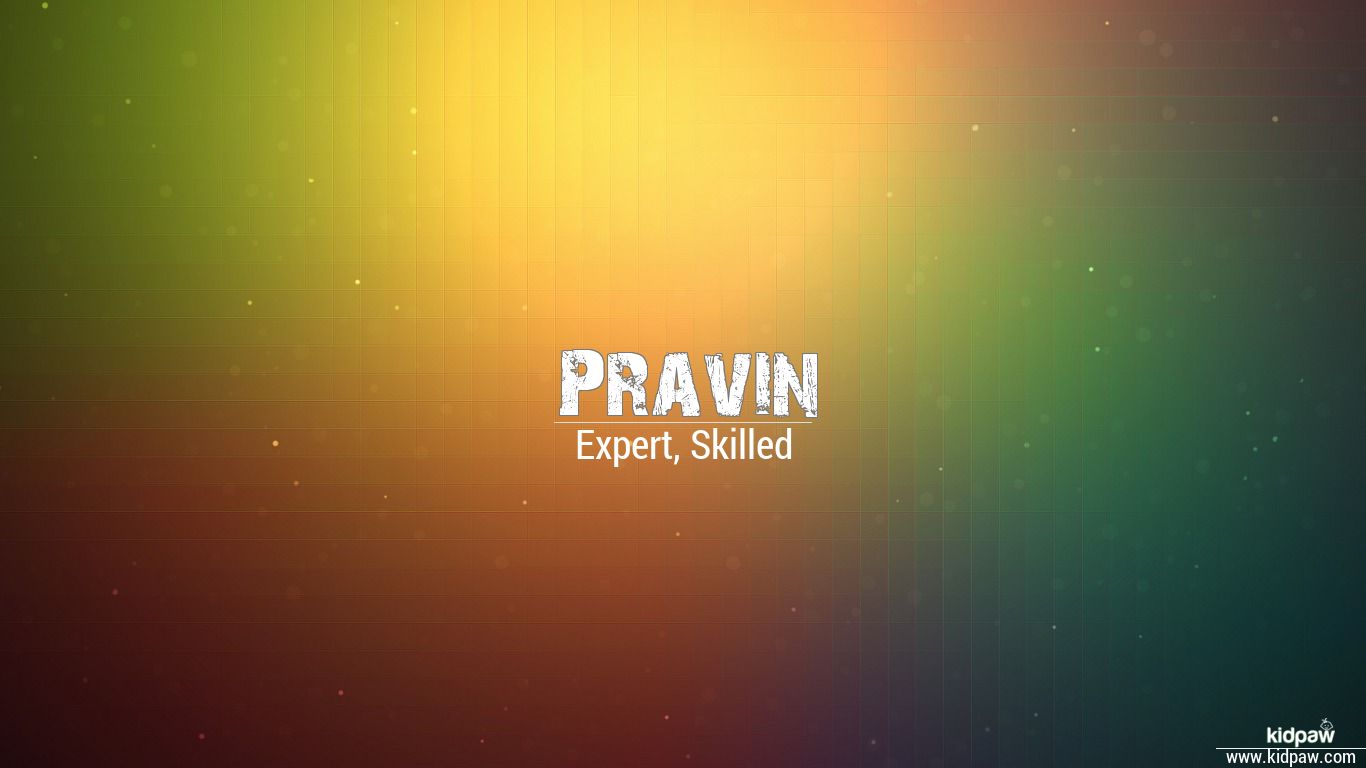 Pravin 3D Name Wallpaper for Mobile, Write प्रवीन Name on Photo Online
