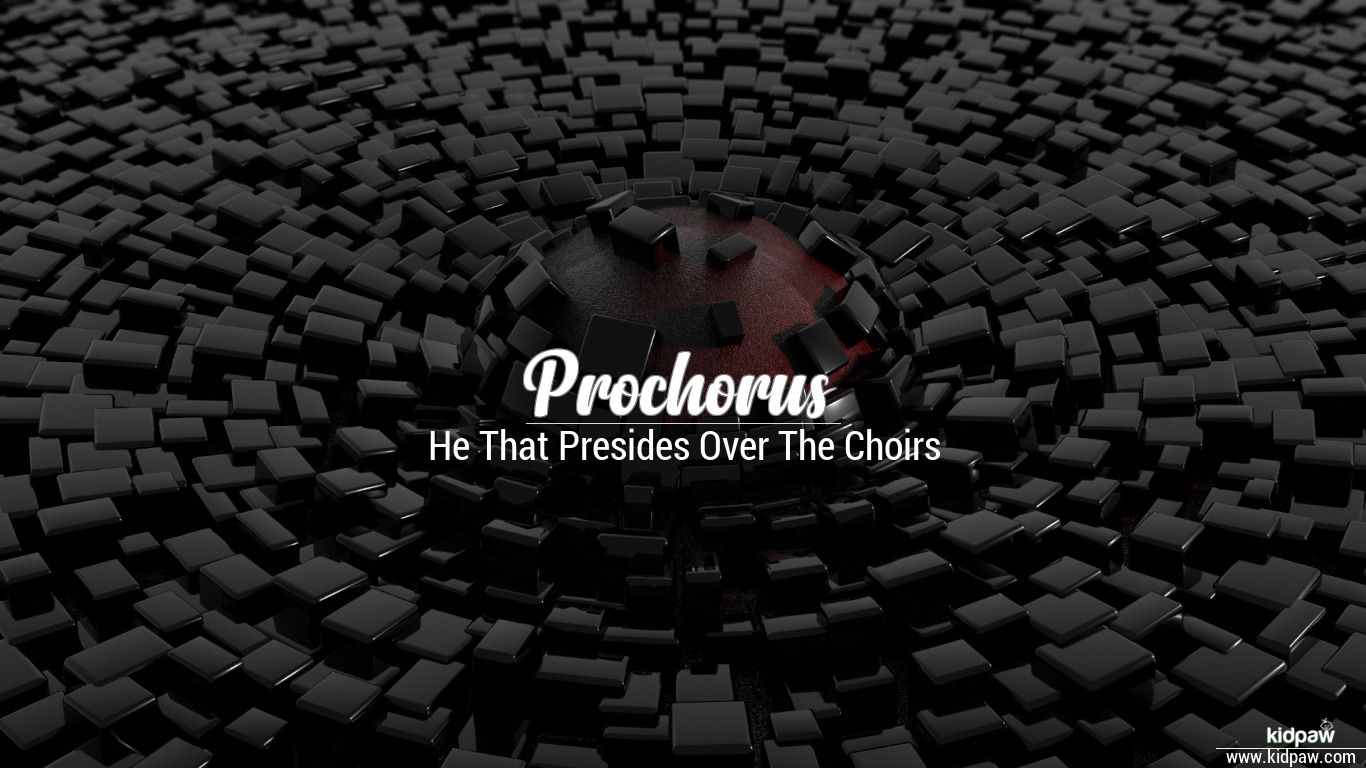 Prochorus 3D Name Wallpaper for Mobile, Write Name on Photo Online