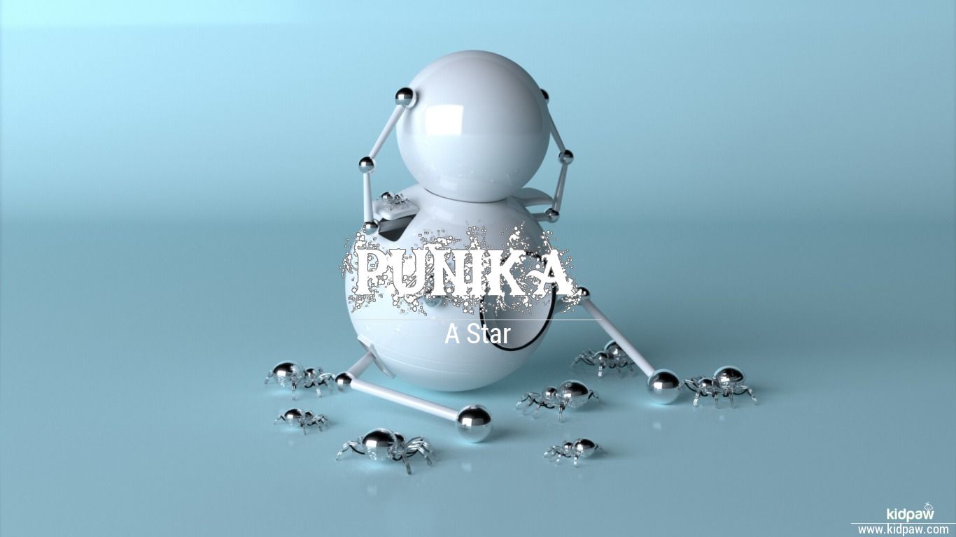 Punika 3D Name Wallpaper for Mobile, Write पुनिका Name on Photo Online