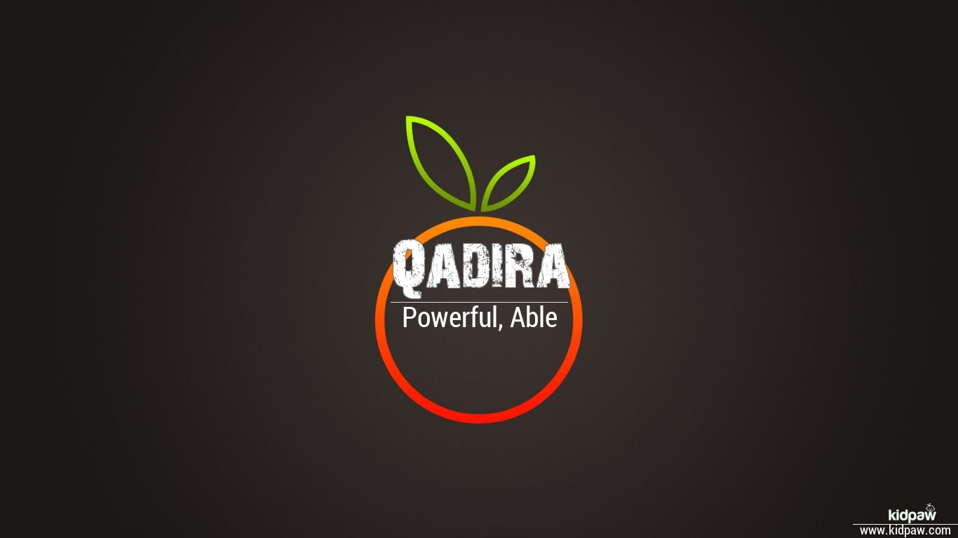 Qadira 3D Name Wallpaper for Mobile, Write قدرہ Name on Photo Online