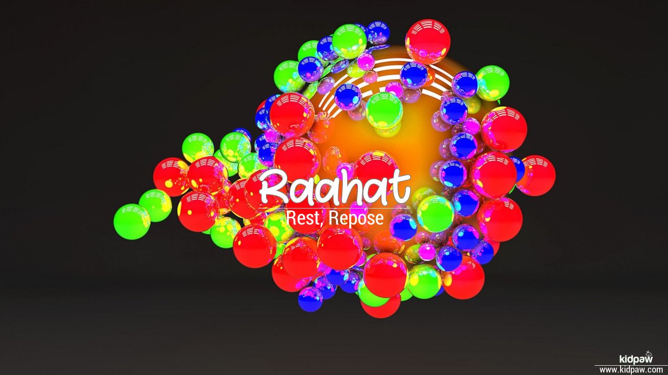 Raahat 3D Name Wallpaper for Mobile, Write راحت Name on Photo Online