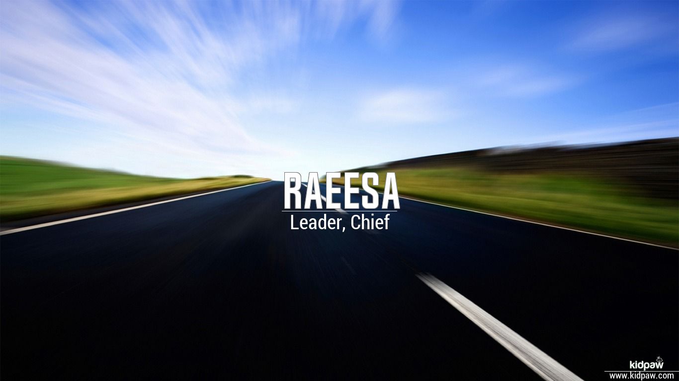 Raeesa 3D Name Wallpaper for Mobile, Write رئیسہ Name on Photo Online