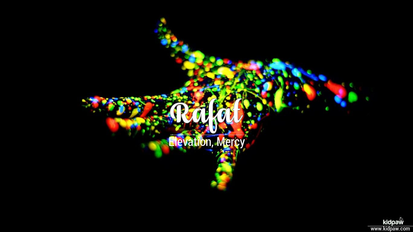 Rafat 3D Name Wallpaper for Mobile, Write رفت Name on Photo Online