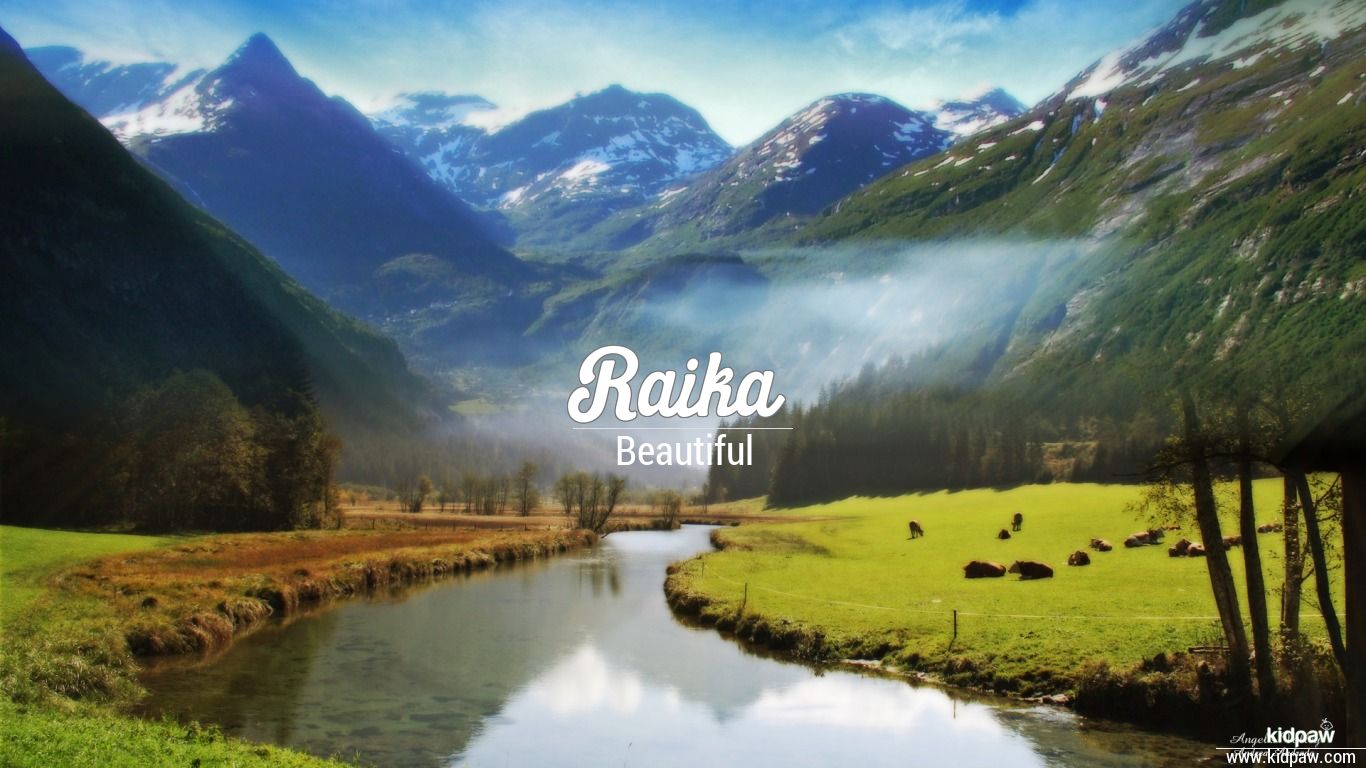 Raika 3D Name Wallpaper for Mobile, Write रिका Name on Photo Online