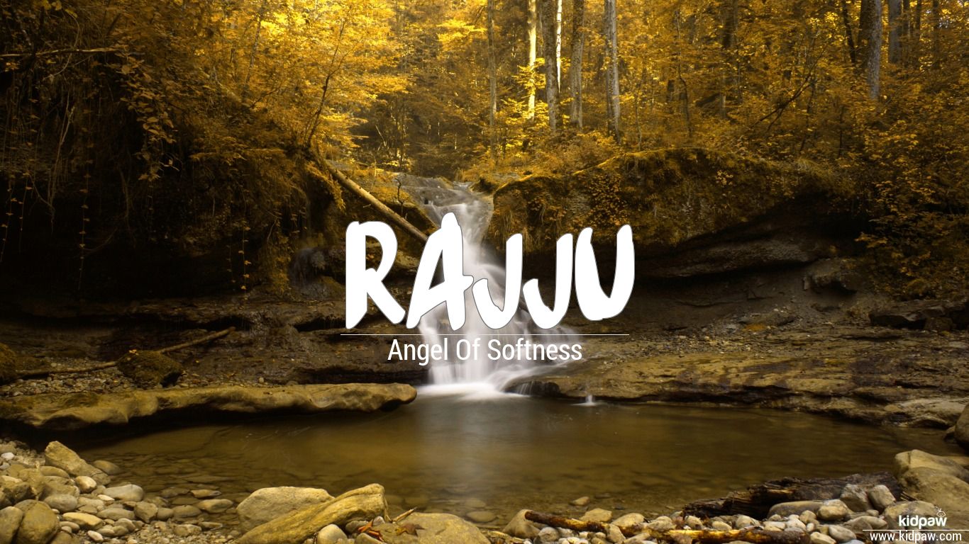 Rajju 3D Name Wallpaper for Mobile, Write Rajju Name on Photo Online