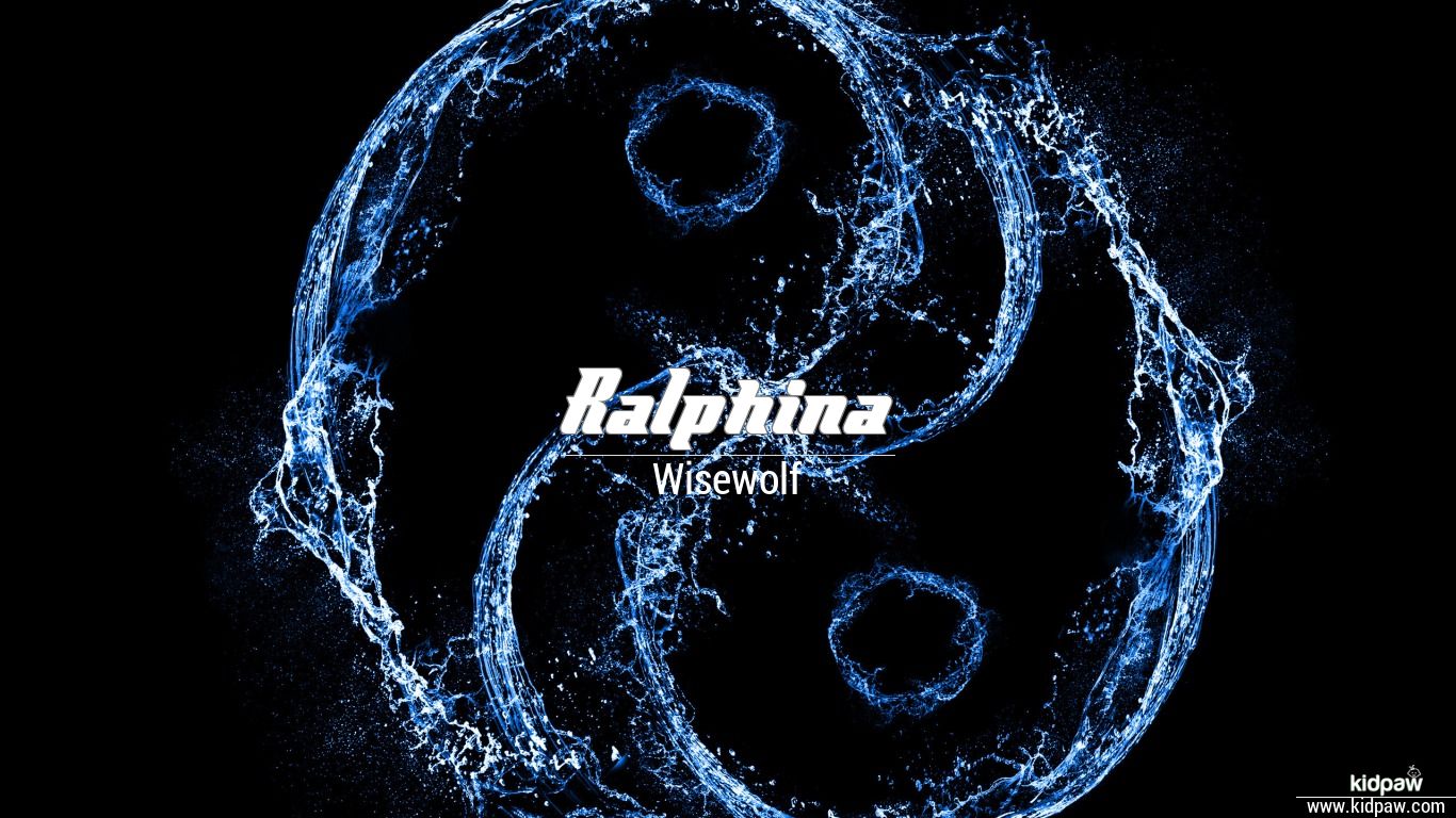 Ralphina 3D Name Wallpaper for Mobile, Write Name on Photo Online