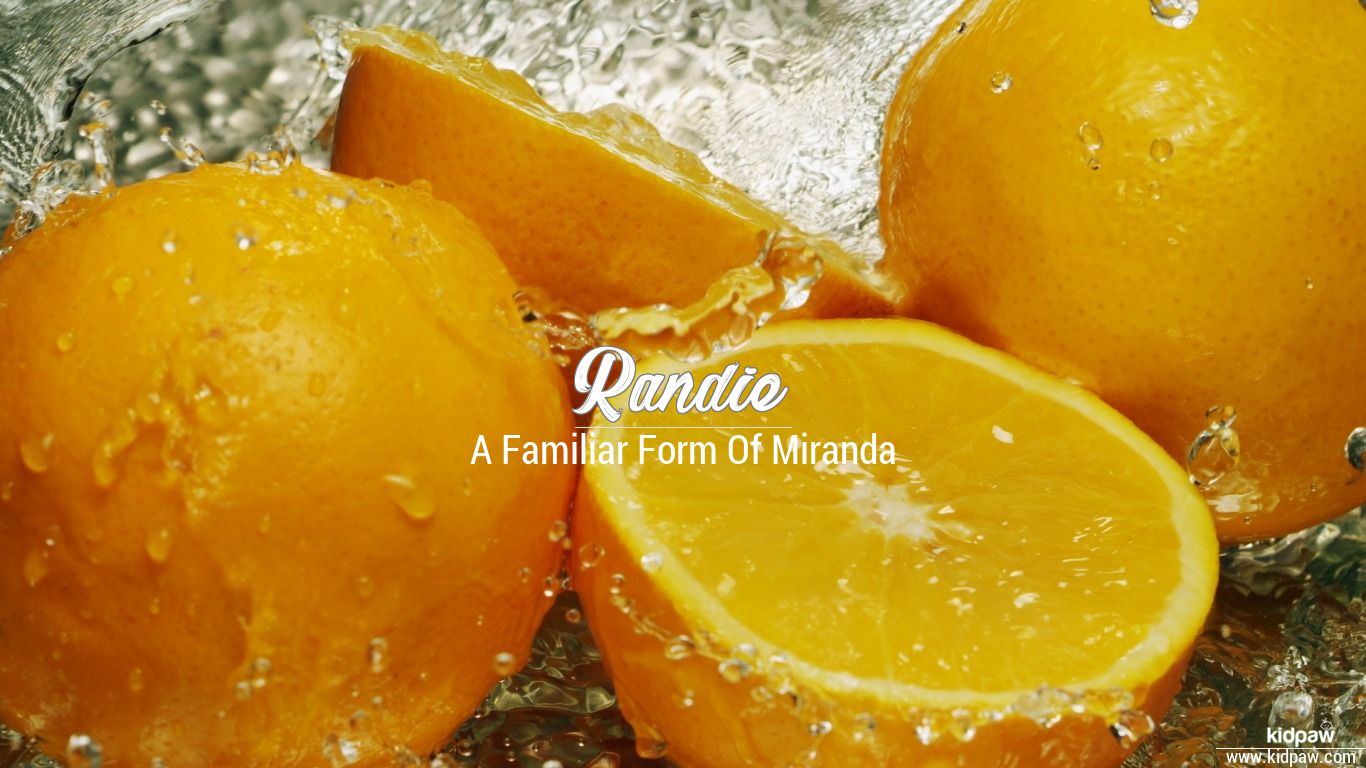 Randie 3D Name Wallpaper for Mobile, Write Name on Photo Online