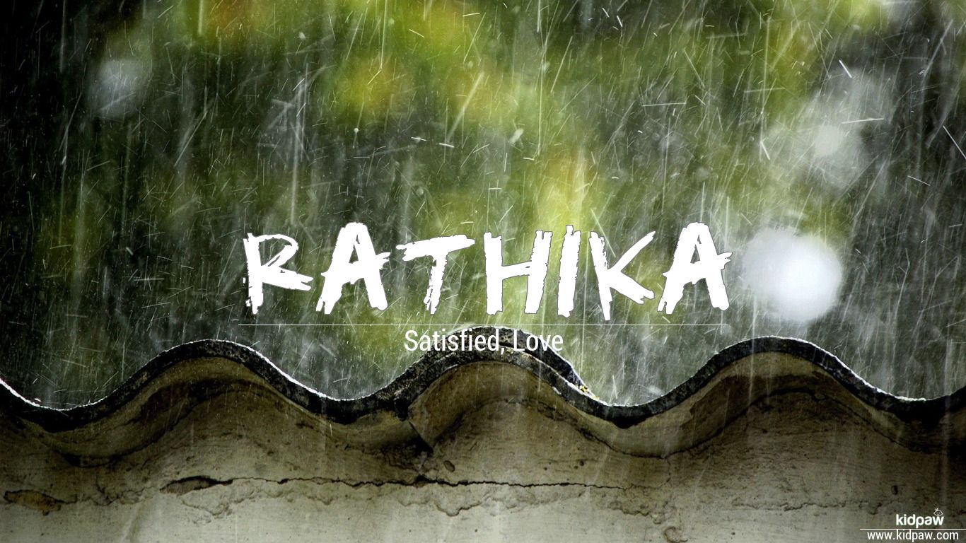 Rathika 3D Name Wallpaper for Mobile, Write रतिका Name on Photo Online