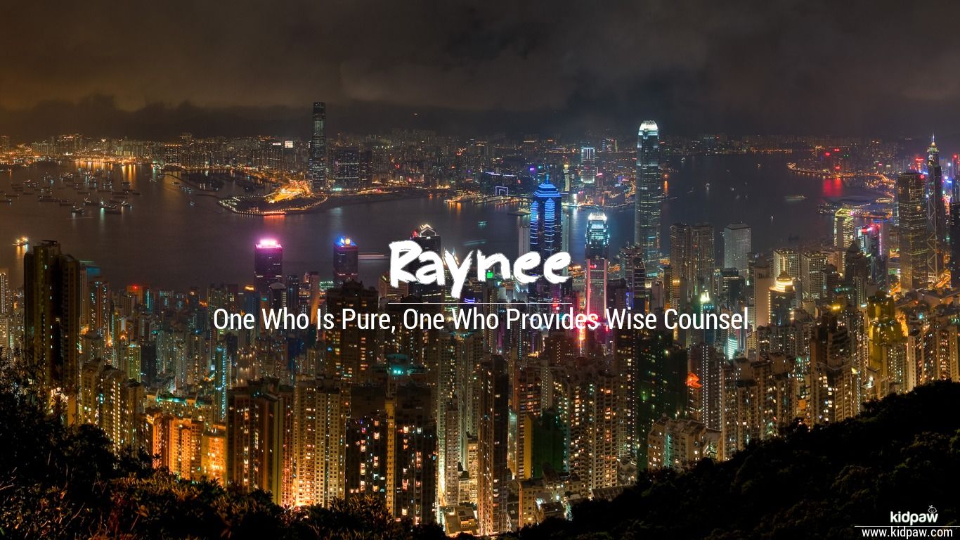 Raynee 3D Name Wallpaper for Mobile, Write Name on Photo Online