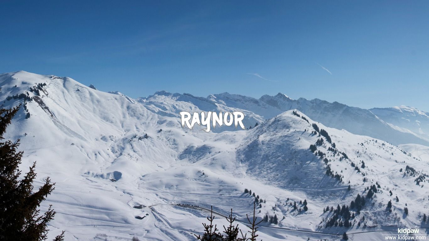 Raynor 3D Name Wallpaper for Mobile, Write Name on Photo Online