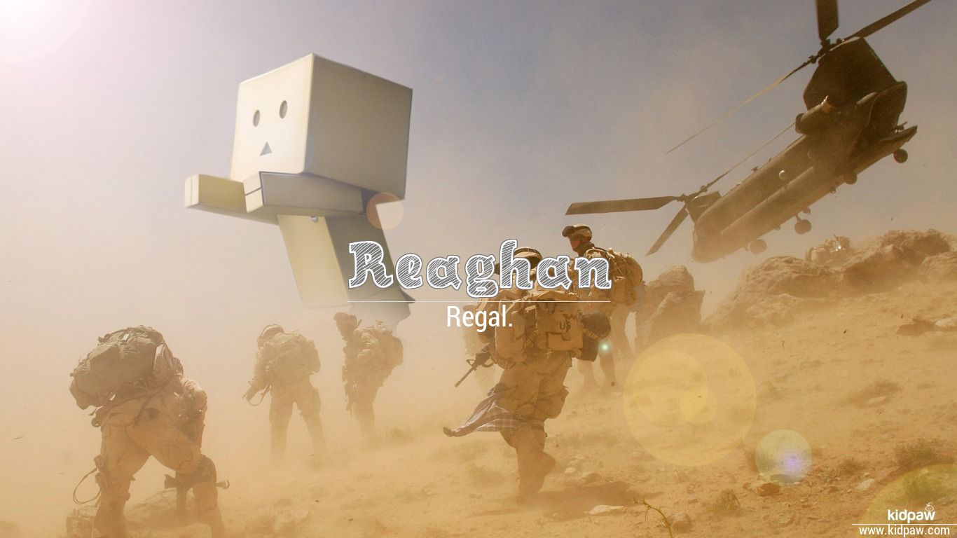 Reaghan 3D Name Wallpaper for Mobile, Write Name on Photo Online