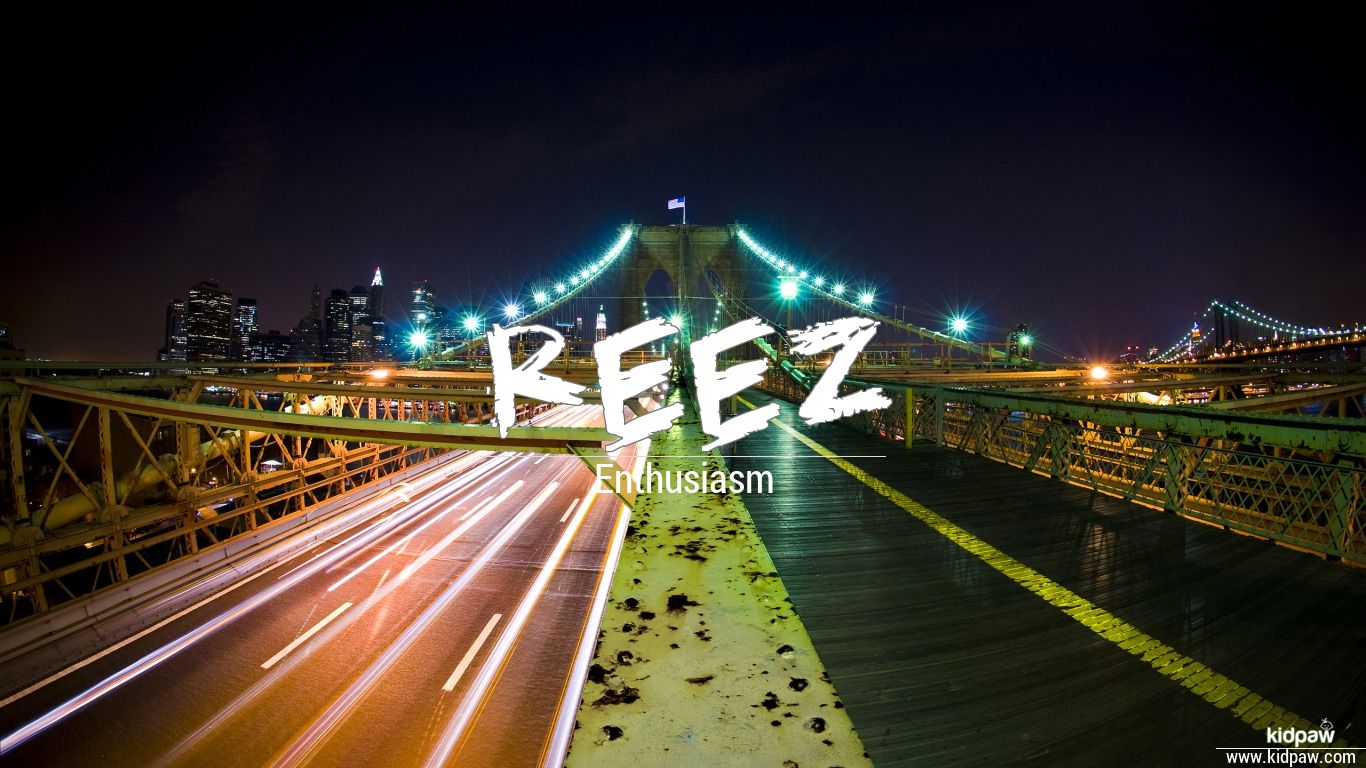 Reez 3D Name Wallpaper for Mobile, Write Name on Photo Online