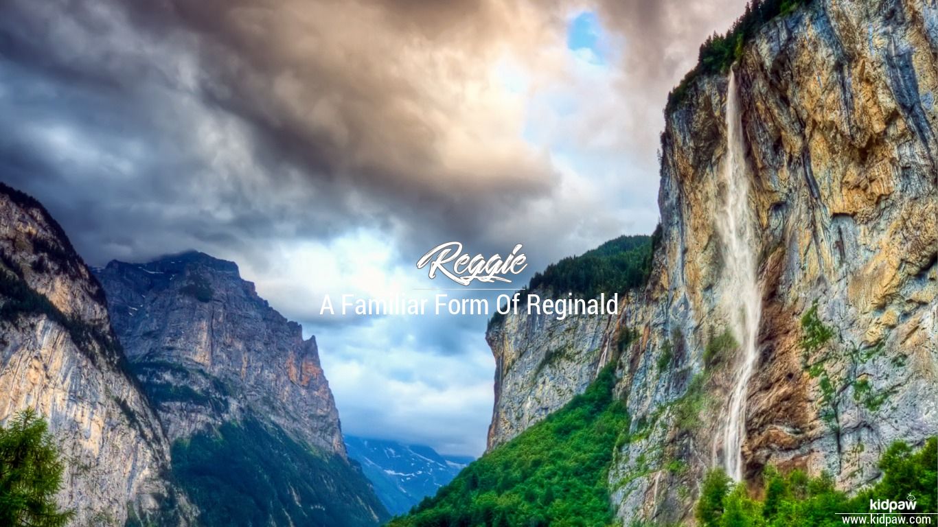 Reggie 3D Name Wallpaper for Mobile, Write Name on Photo Online
