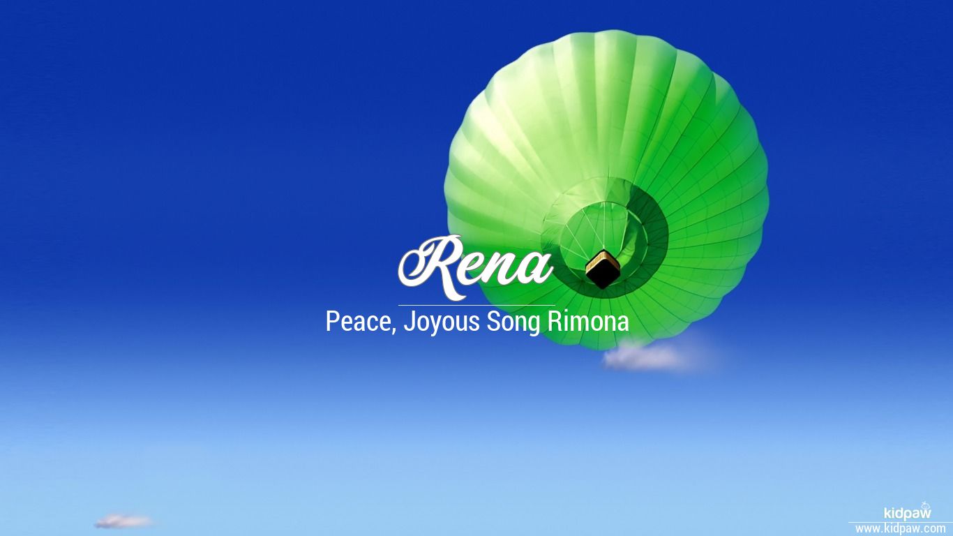 Rena 3D Name Wallpaper for Mobile, Write Name on Photo Online