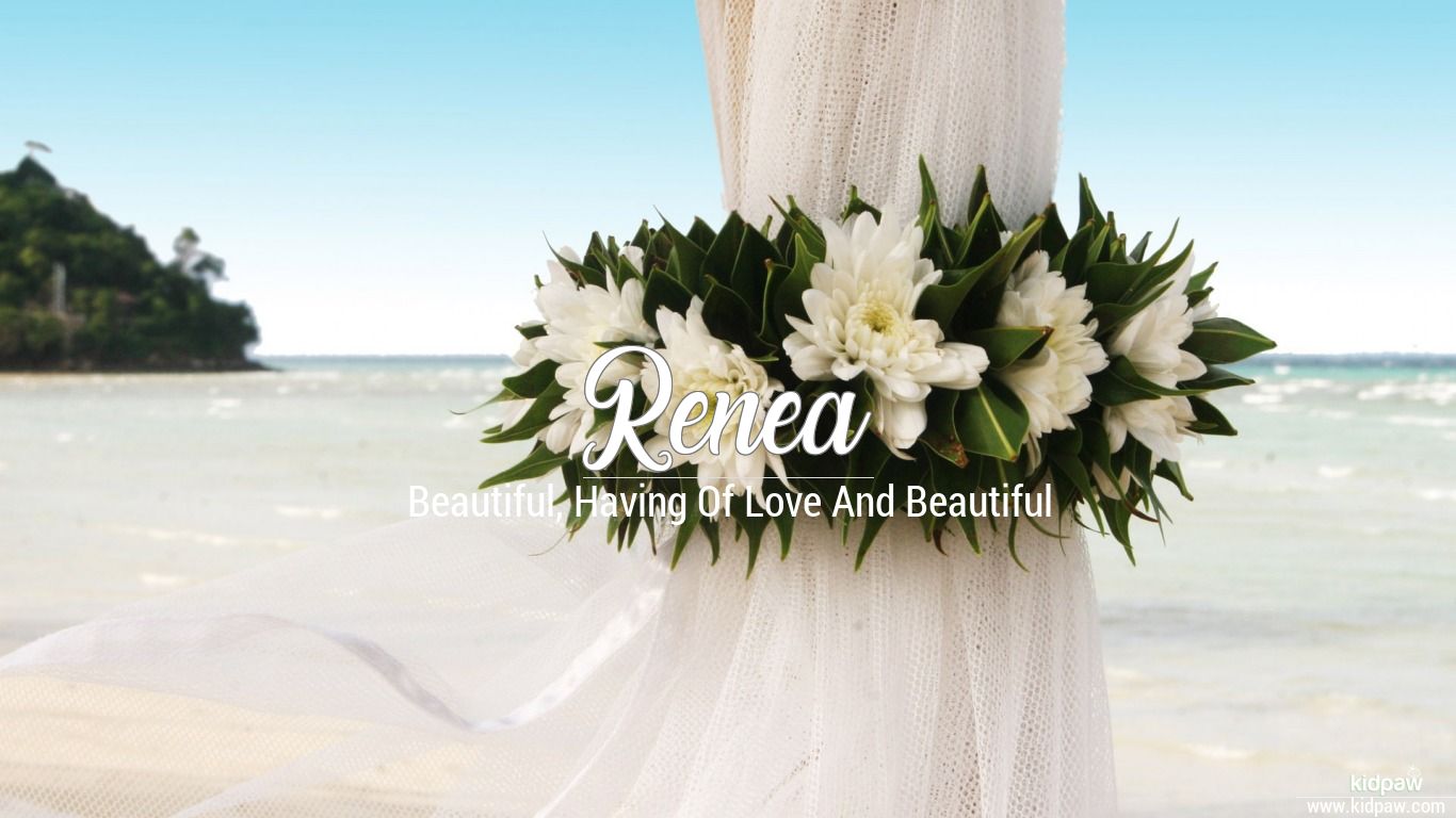 Renea 3D Name Wallpaper for Mobile, Write Name on Photo Online