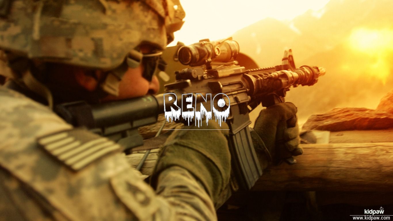 Reno 3D Name Wallpaper for Mobile, Write Name on Photo Online