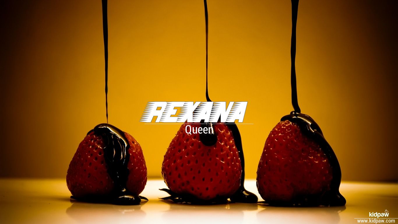 Rexana 3D Name Wallpaper for Mobile, Write Name on Photo Online