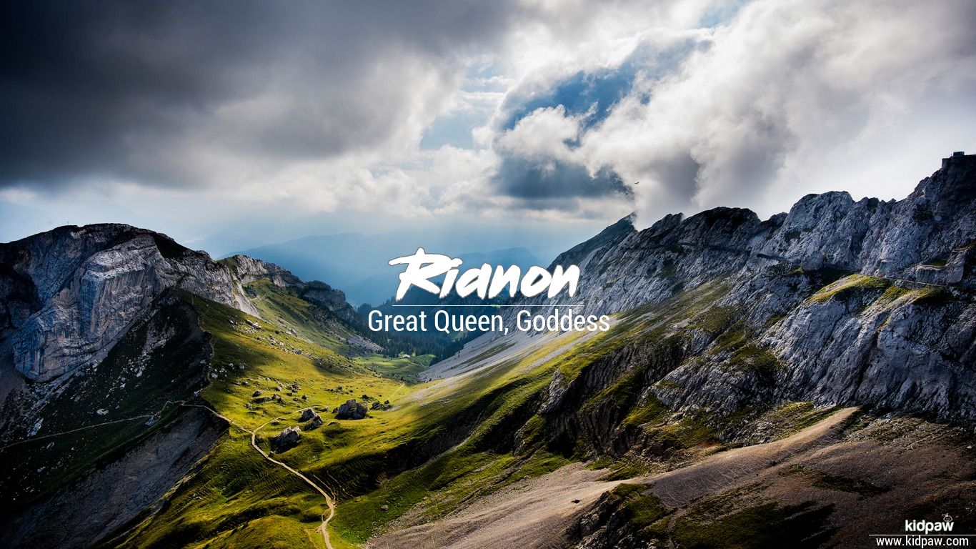 Rianon 3D Name Wallpaper for Mobile, Write Name on Photo Online