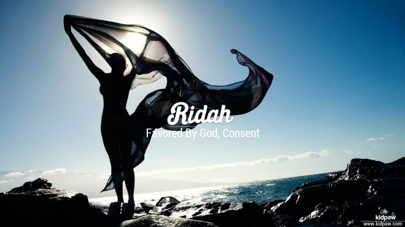 Ridah 3D Name Wallpaper for Mobile, Write Name on Photo Online