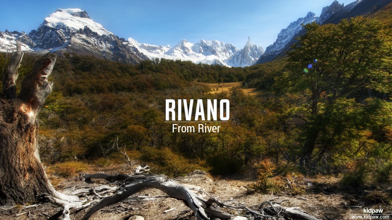 Rivano 3D Name Wallpaper for Mobile, Write Name on Photo Online