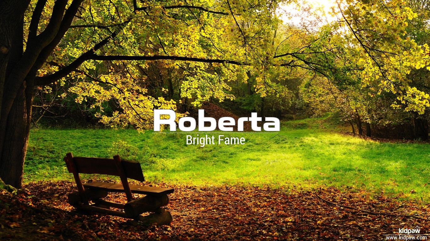 Roberta 3D Name Wallpaper for Mobile, Write Name on Photo Online